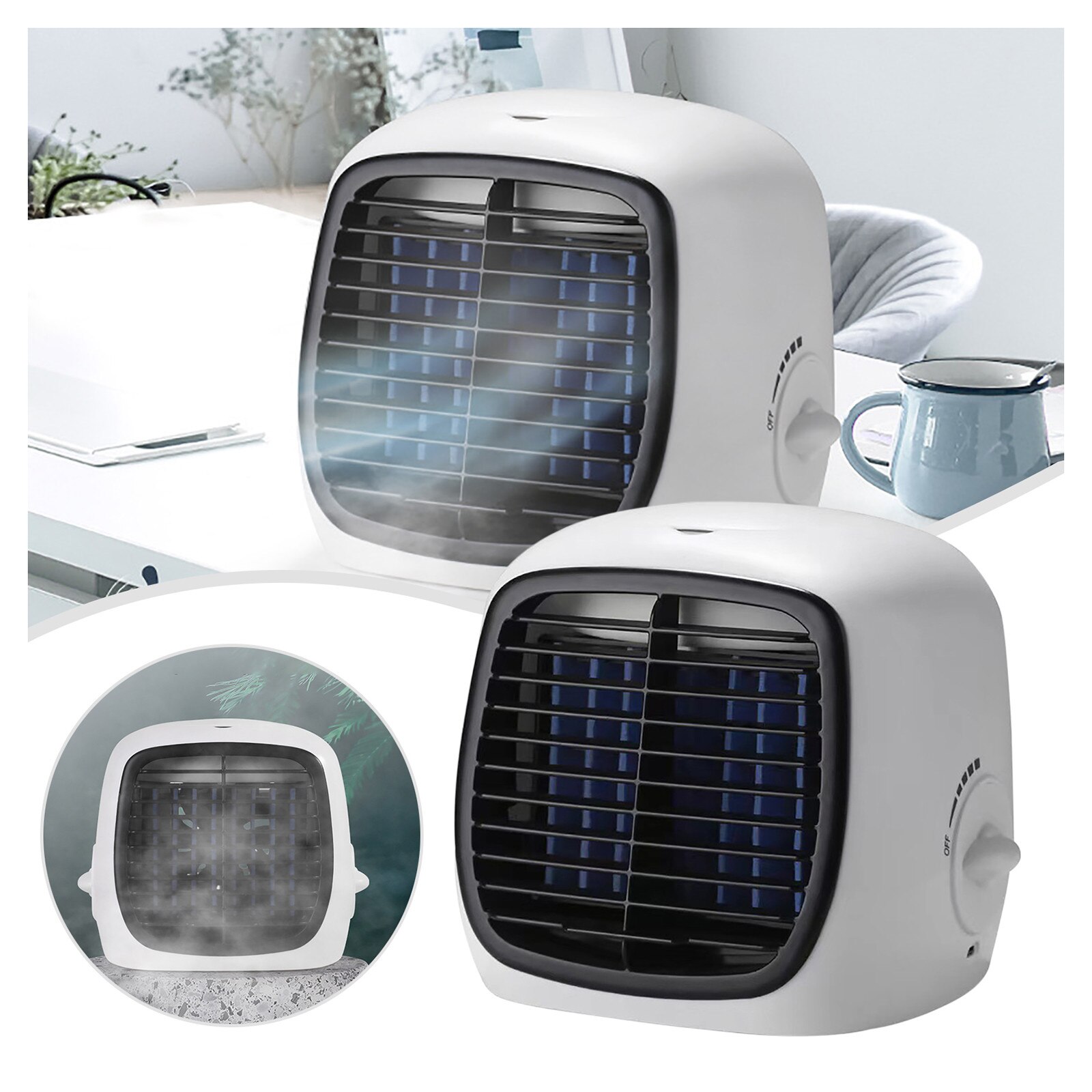Water-Koelventilator Luchtkoeler Desktop Watergeko... – Vicedeal