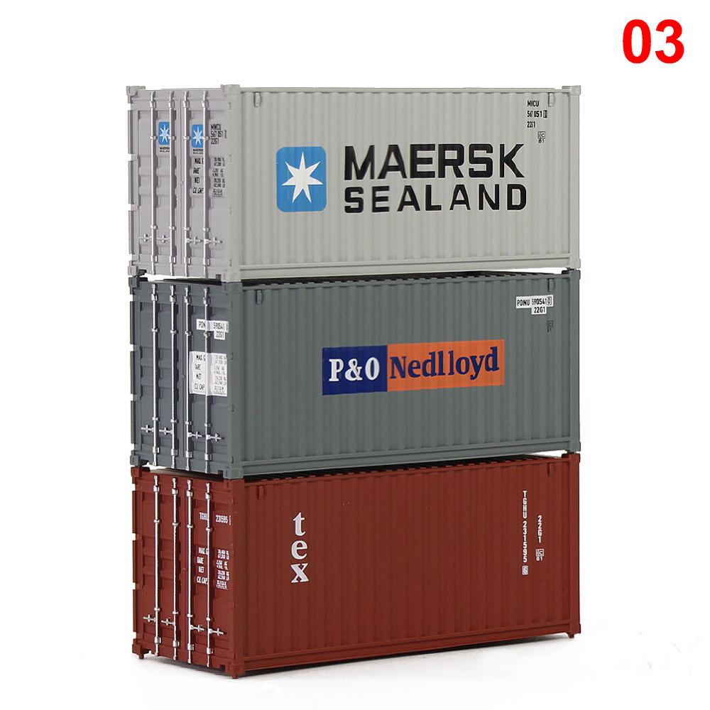 3pcs Gemengde Verschillende HO Schaal 20 Voet Cont... – Grandado