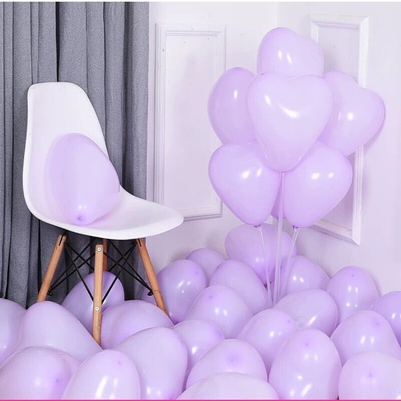 Christmas Birthday Balloon Macaron Color Heart-Sha... – Grandado