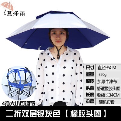 Umbrella hat double layer headwear type headband u... – Vicedeal