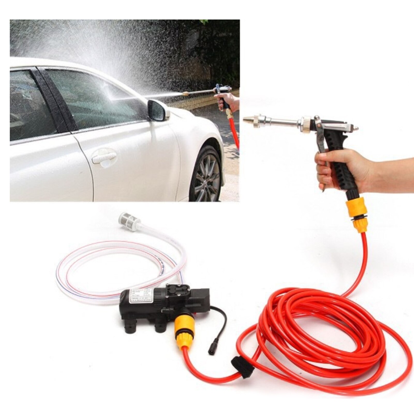 12V Portable Car High Pressure Washer Water Pump J... – Vicedeal