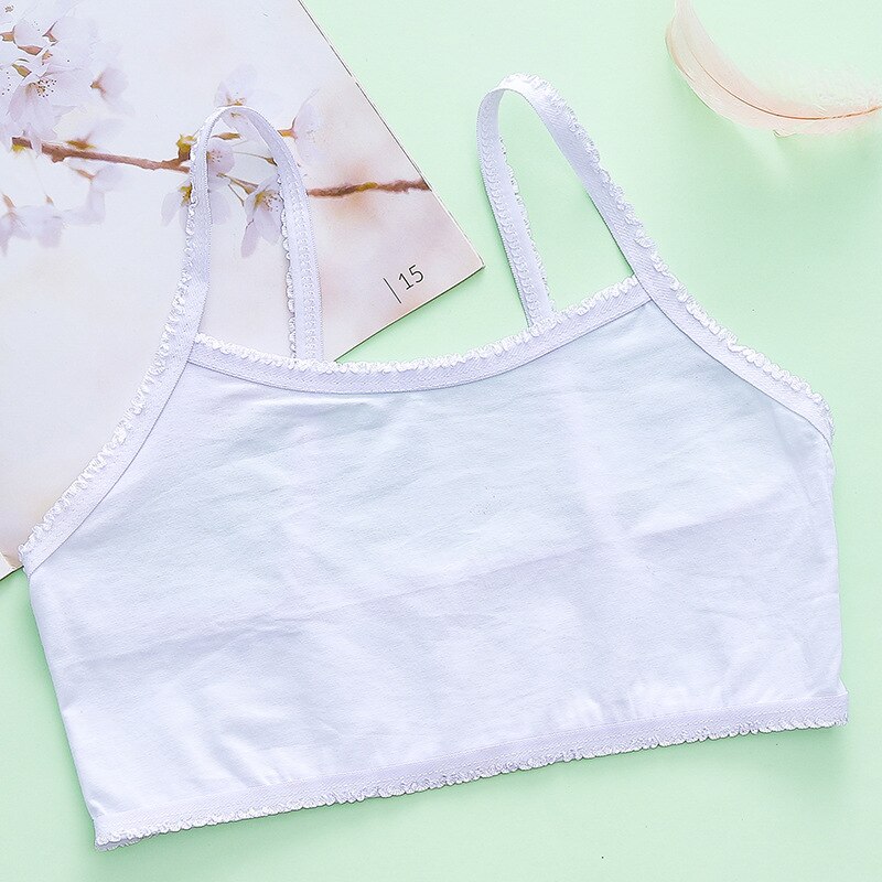 3Pcs Girls Bra Underwear Vest Small Sling Developm... – Grandado