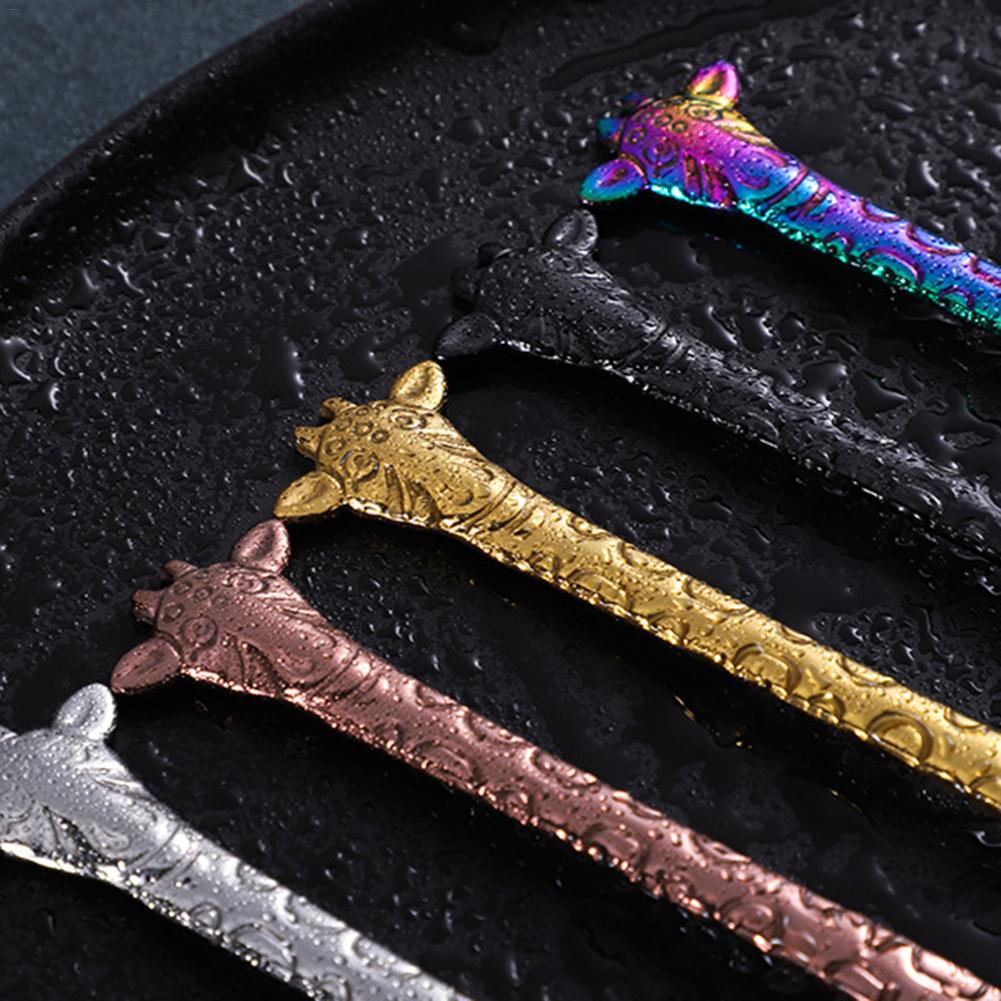 Stainless Steel Dessert Spoon Cartoon Giraffe Spoo... – Vicedeal