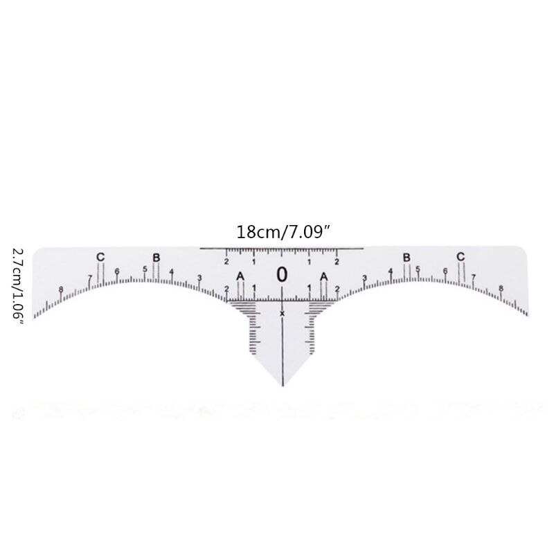 1Pc Disposable Adhesive Eyebrow Ruler Guide Sticke... – Grandado