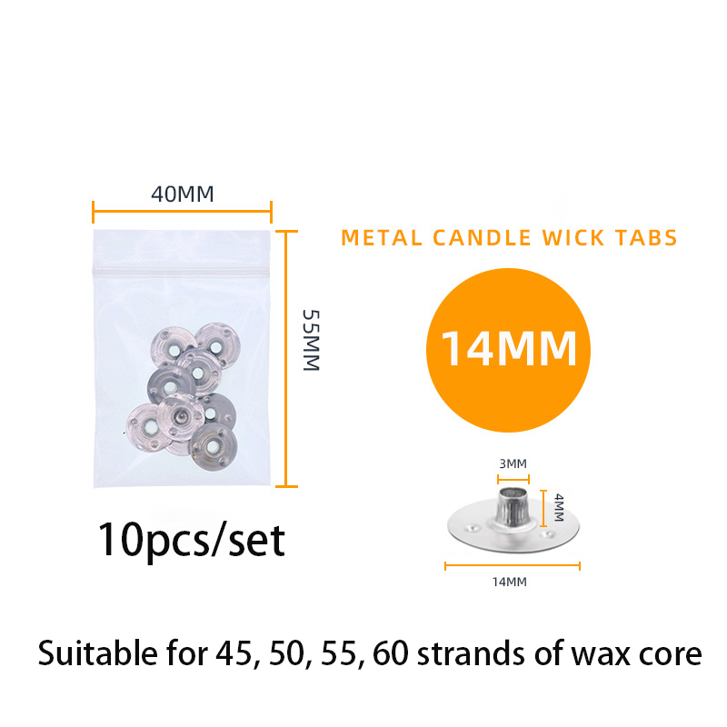 10Pcs/set Smokeless Cotton Candle Wicks DIY Non-To... – Grandado