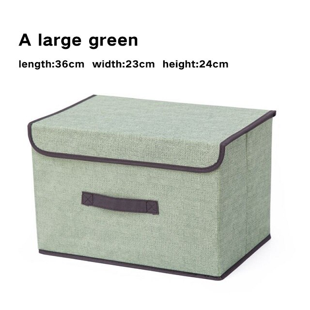 Household Foldable Storage Boxes With Lids And Han... – Grandado