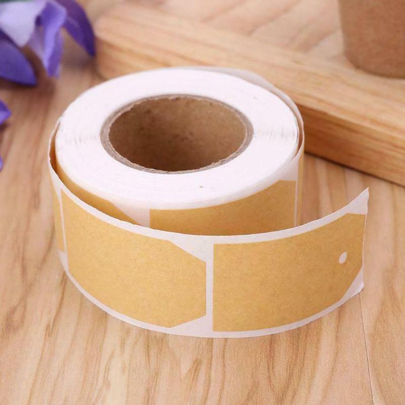 300 Tags/Roll Natuurlijke Bruin Kraftpapier Keuken... – Grandado