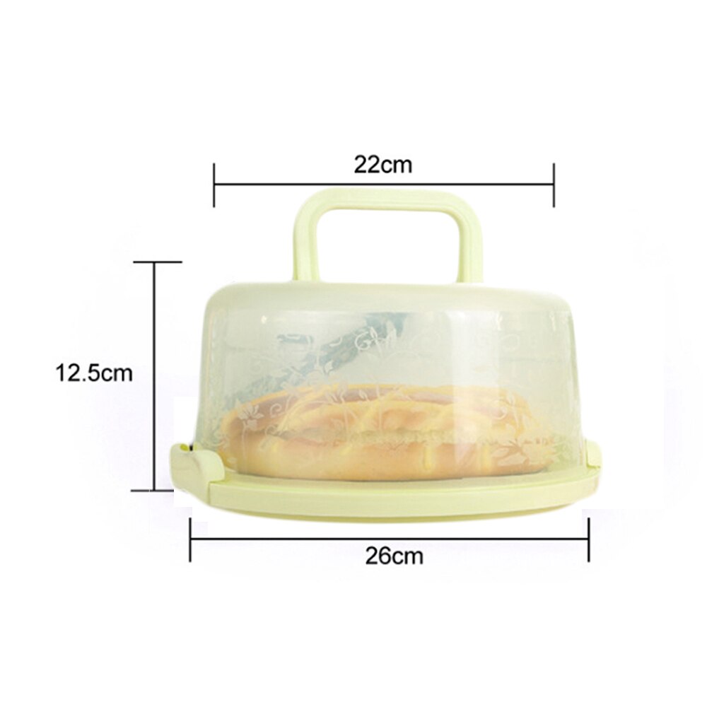 Multifunctional Plastic Round Cake Box With Handle... – Vicedeal