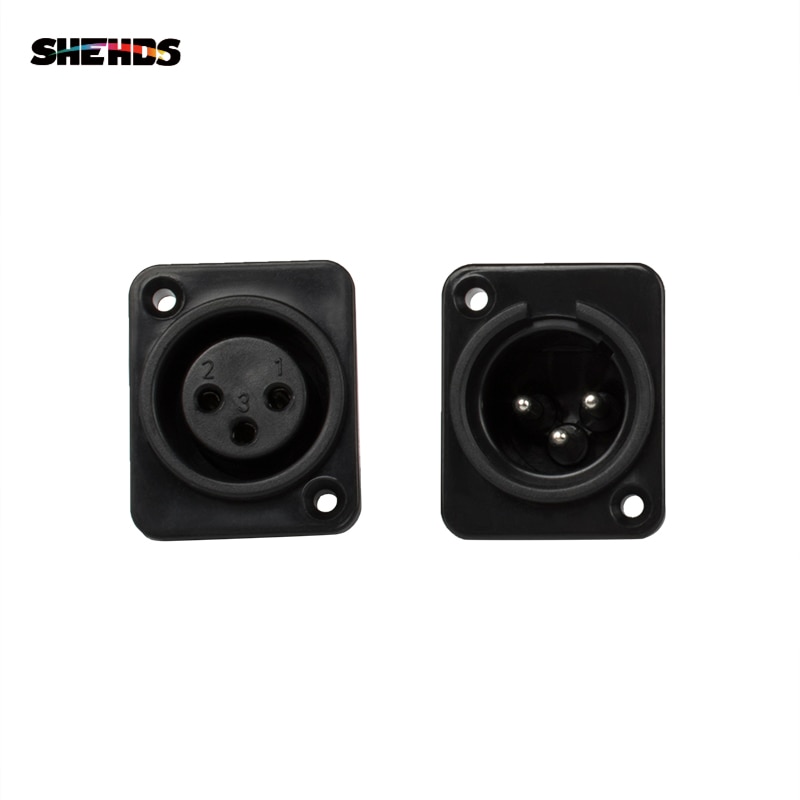 SHEHDS 2PCS/Lot Iron/Plastic DMX512 Plug 3 pin XLR... – Grandado