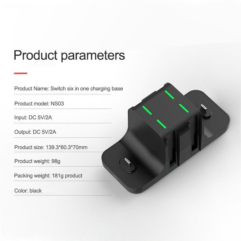 Game Console Charger For Nintendo Switch Support 4... – Grandado