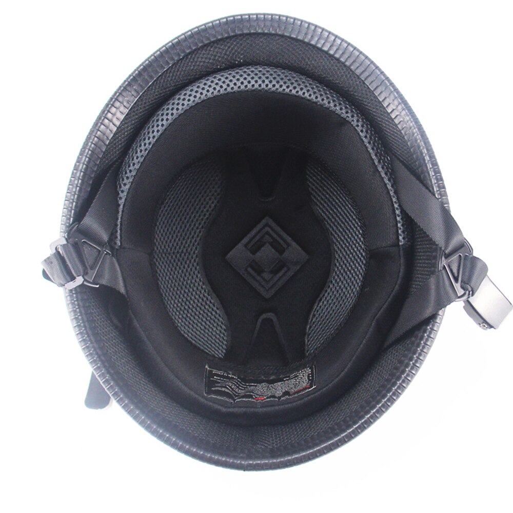 Dot Goedgekeurd Motorhelm Half Gezicht Vintage Ret... – Grandado