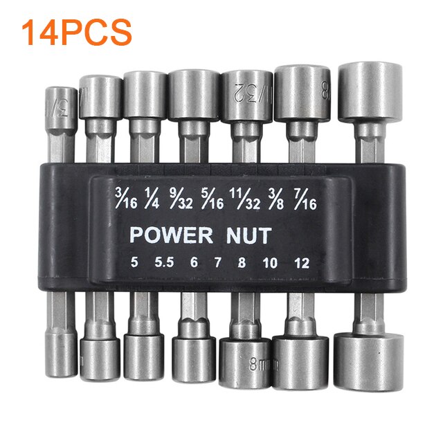 14pcs/Set Hex Sockets Sleeve Wrench Socket Electri... – Grandado