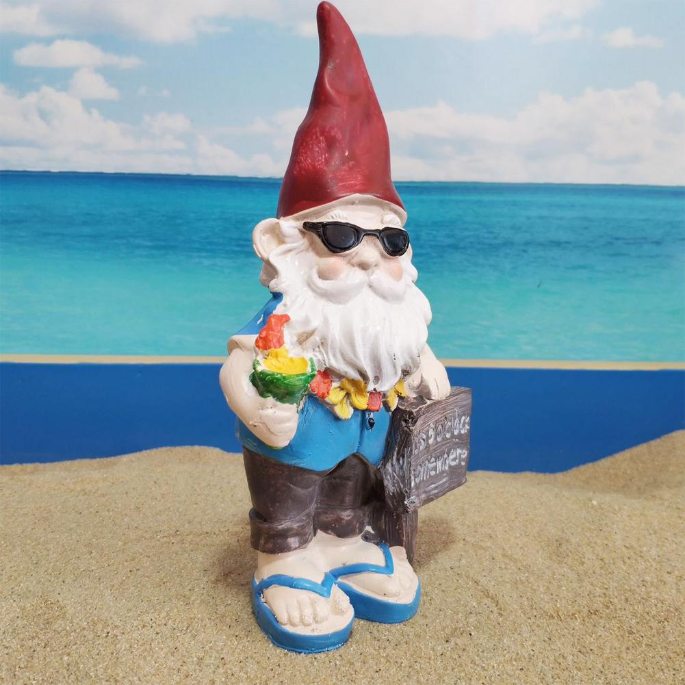 Gnometastic Garden Dwarf Statue Wizard Interesting... – Grandado