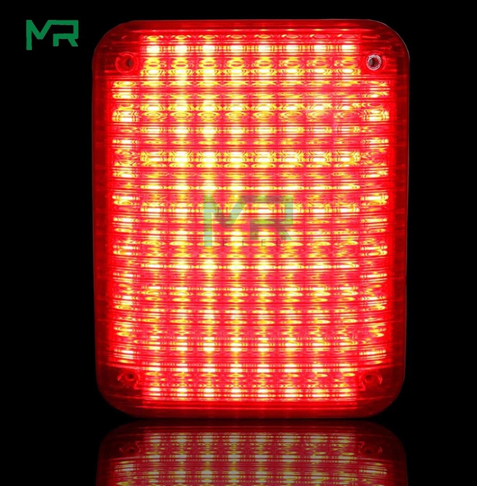 12V red and blue LED warning lamp, used for commun... – Vicedeal