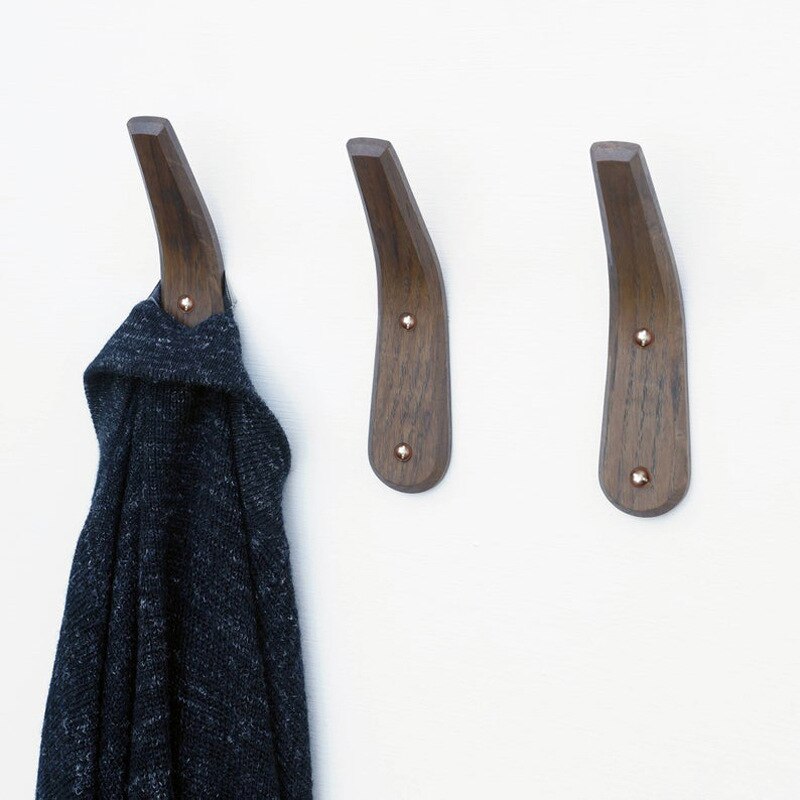 3pcs simple solid wood hook fitting room children'... – Grandado