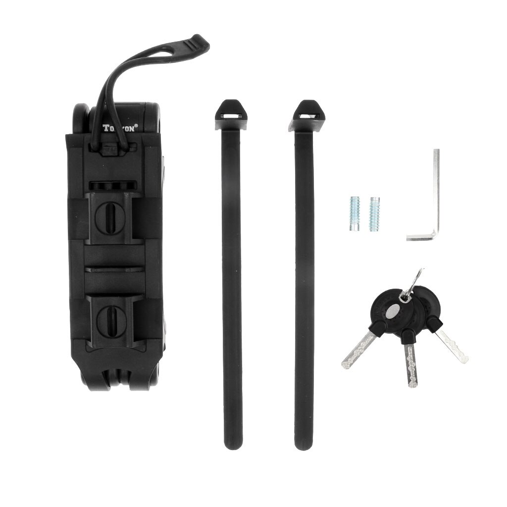 High Security Bike Lock Folding Bicycle Lock Bike ... – Grandado