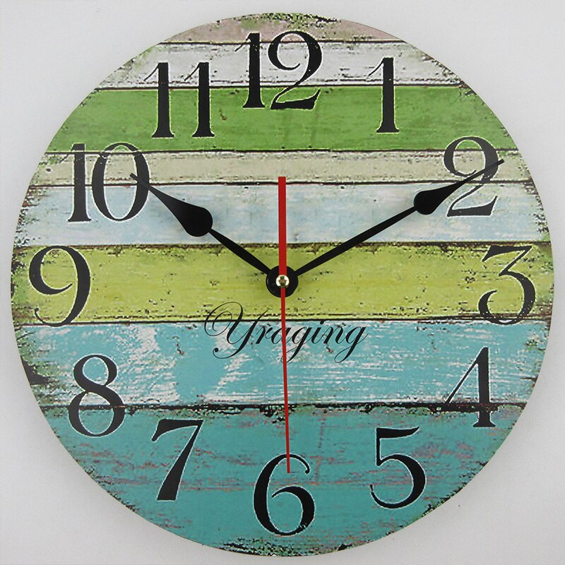 Large MDF Wooden Wall Clock Modern Big Nordic Retr... – Vicedeal