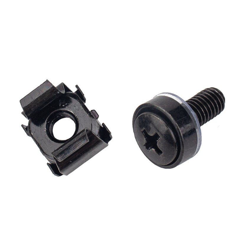 50Pcs M5 12mm Nuts and Screw Screw with Cage Nuts ... – Vicedeal