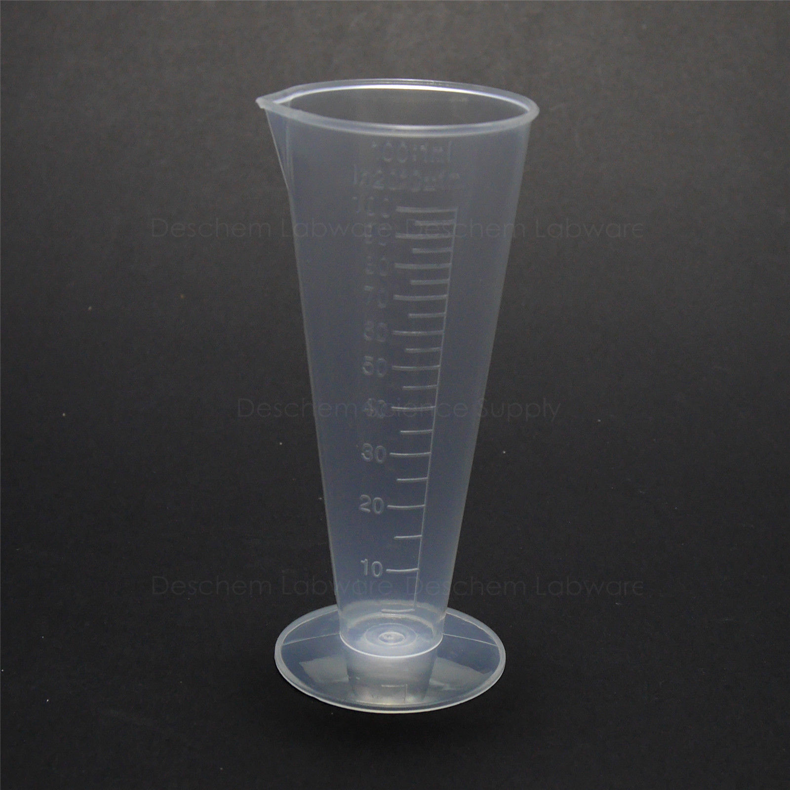 100mL Plastic Conical Measuring Cup,Laboratory Pla... – Grandado