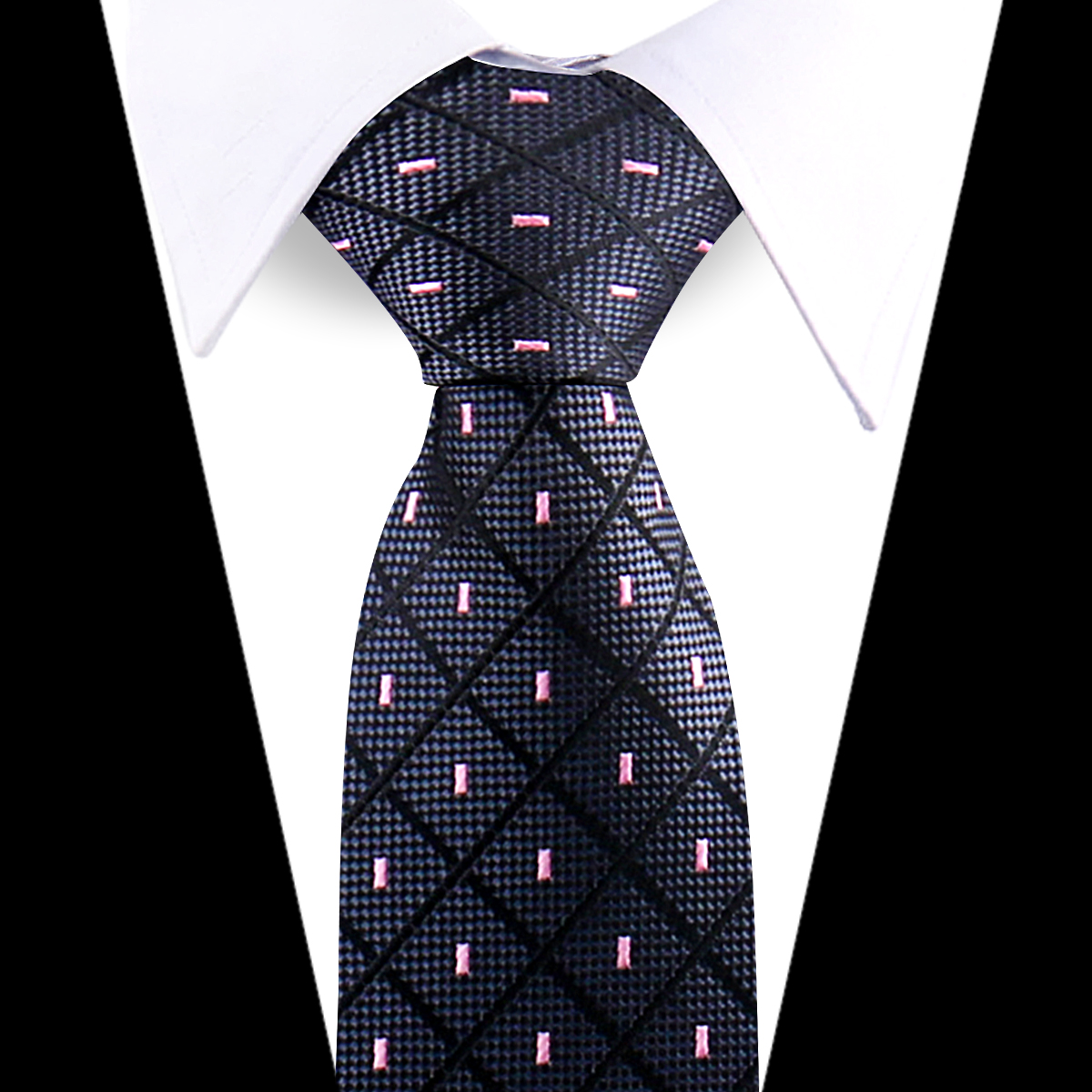 Men's Tie Brand Silk Blue Necktie Green Orange Sil... – Grandado