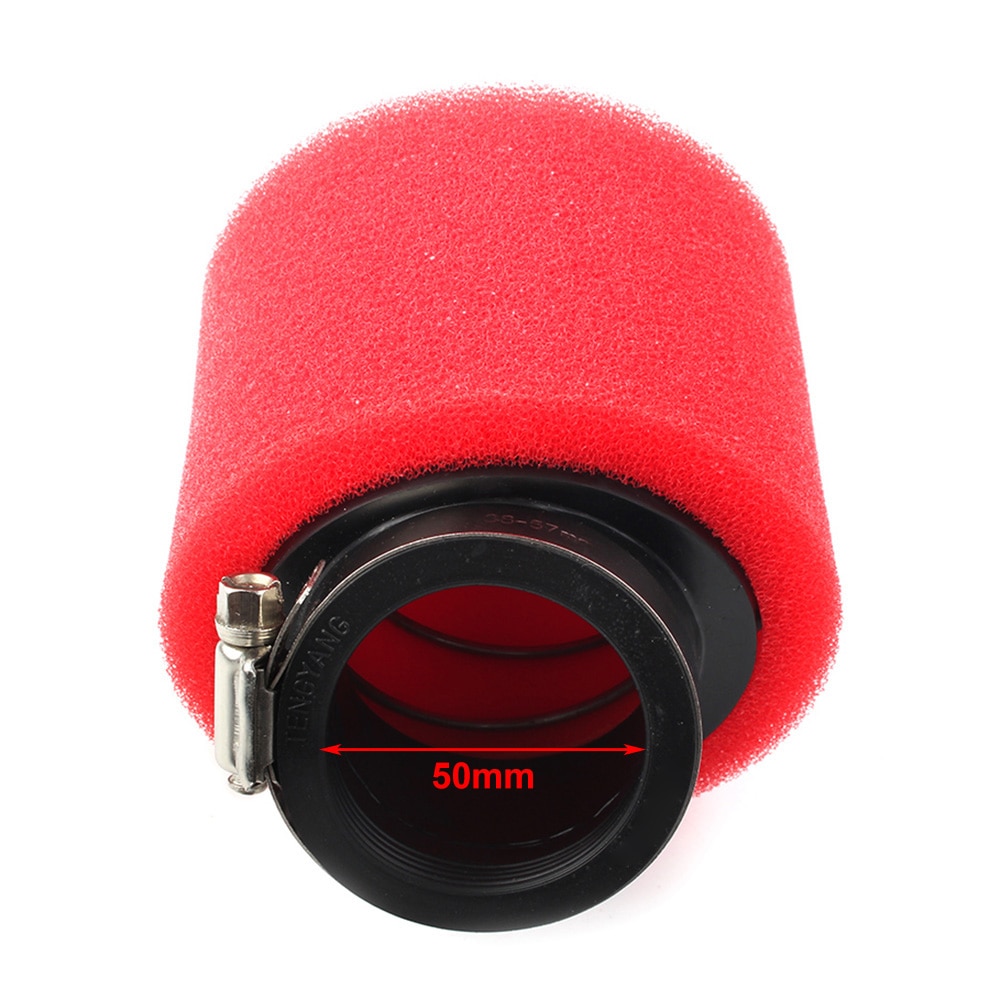 50Mm Rode Motorfiets Luchtfilter Schuin Voor Atv G... – Vicedeal
