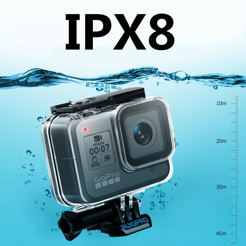 Gopro 8 45M Underwater Waterproof Case For Go Pro ... – Vicedeal