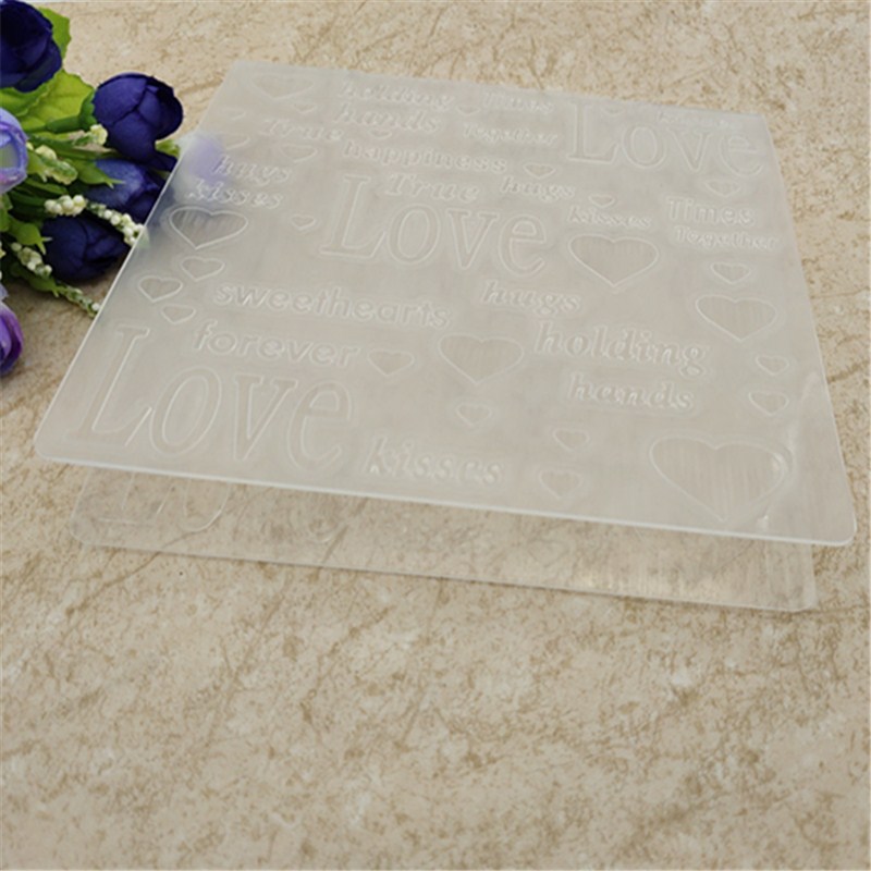 LOVE-Carpeta de plástico en relieve para álbum de ... – Grandado