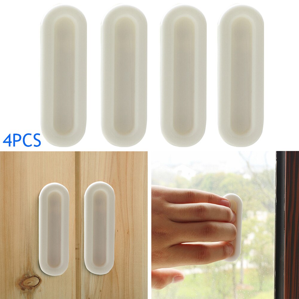 Rectangle Self-adhesive Door Handles Plastic Furni... – Grandado
