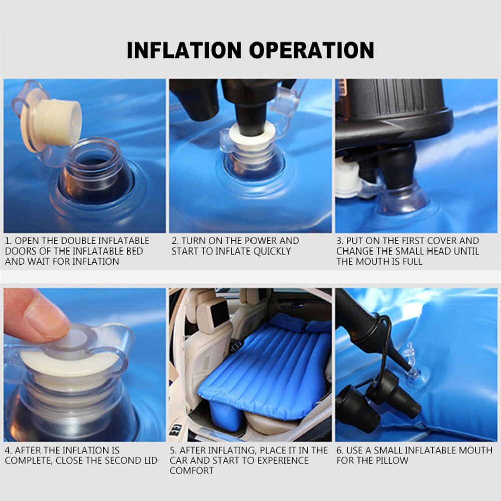Auto Lucht Opblaasbare Travel Matras Bed Universel... – Grandado