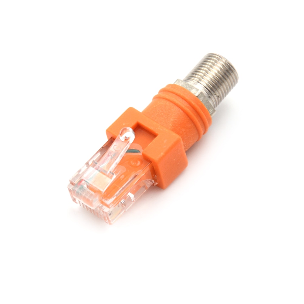 F-Type Connector RF Female To RJ45 Male Coaxial Ba... – Grandado