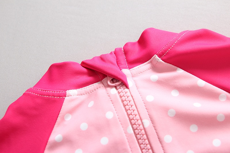 Girls Rash Guard Swimsuit Set with Swimming Cap Ki... – Grandado