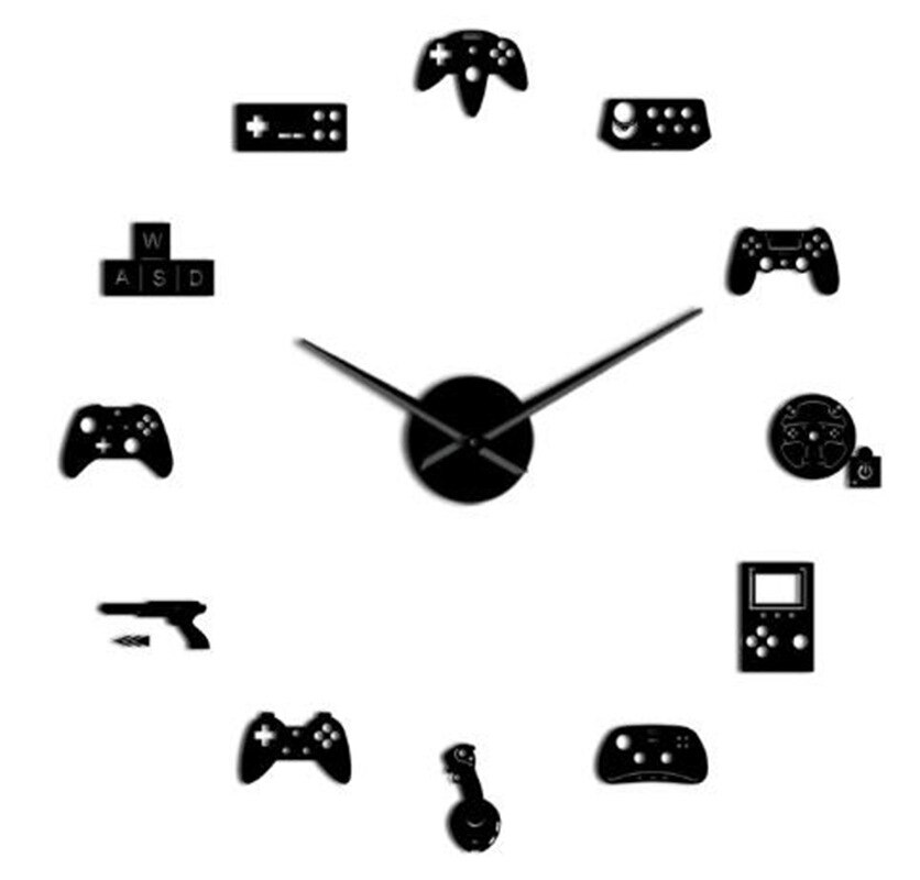 Game Tool Mute Wall Clock Sticker Bachelorette Vid... – Grandado