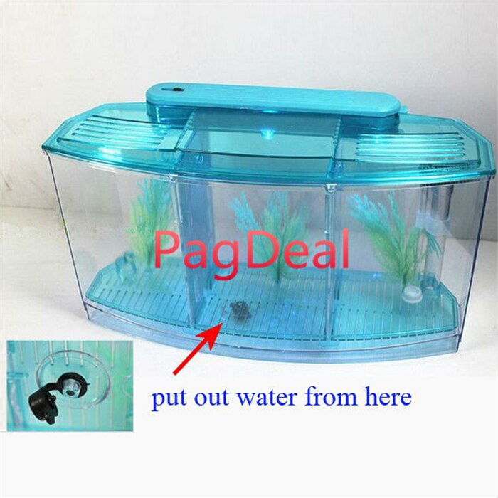 Aquarium Acrylic Three Splits Betta Isolation Hatc... – Grandado