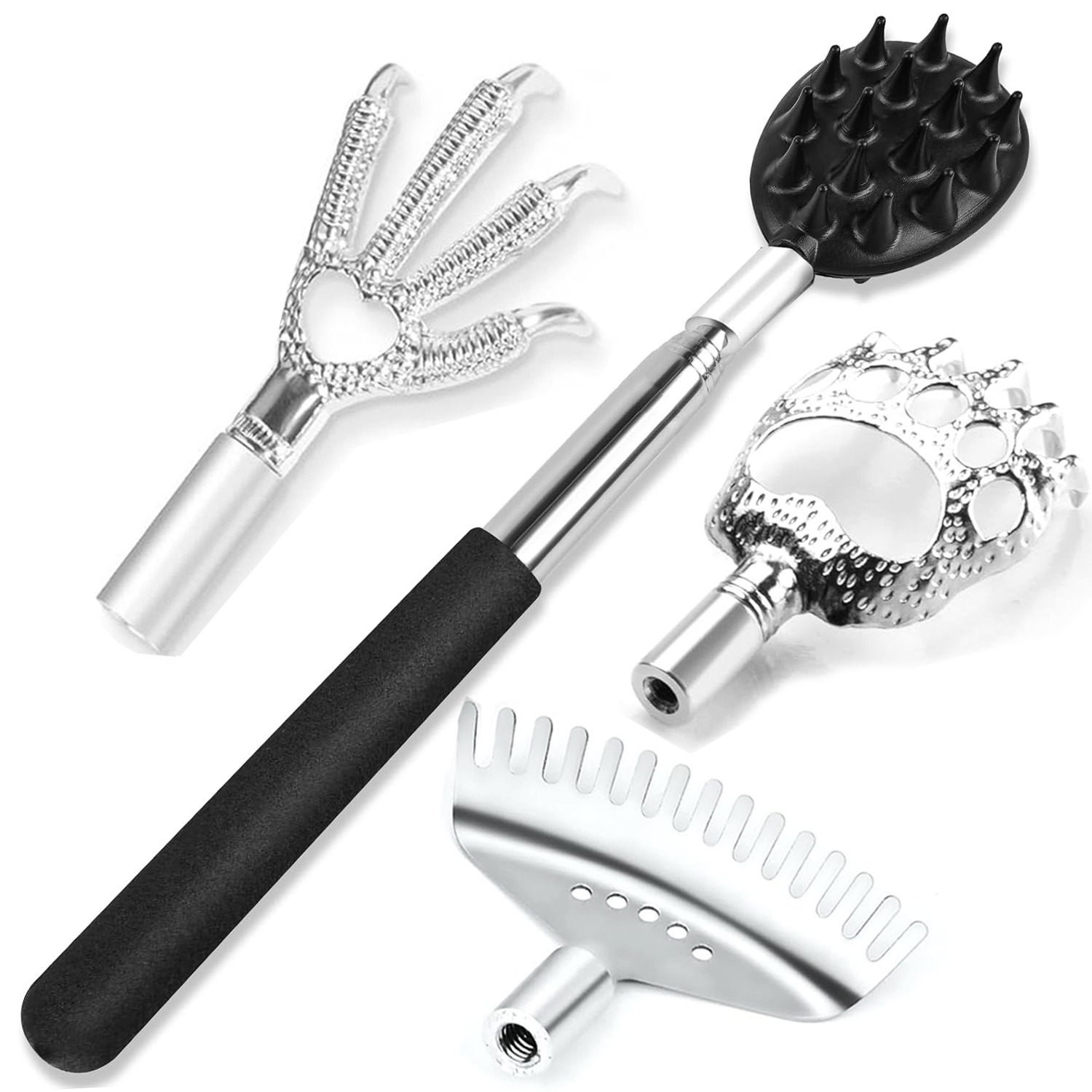 4 In 1 Oversized Back Scratcher Telescopic Scratch... – Vicedeal