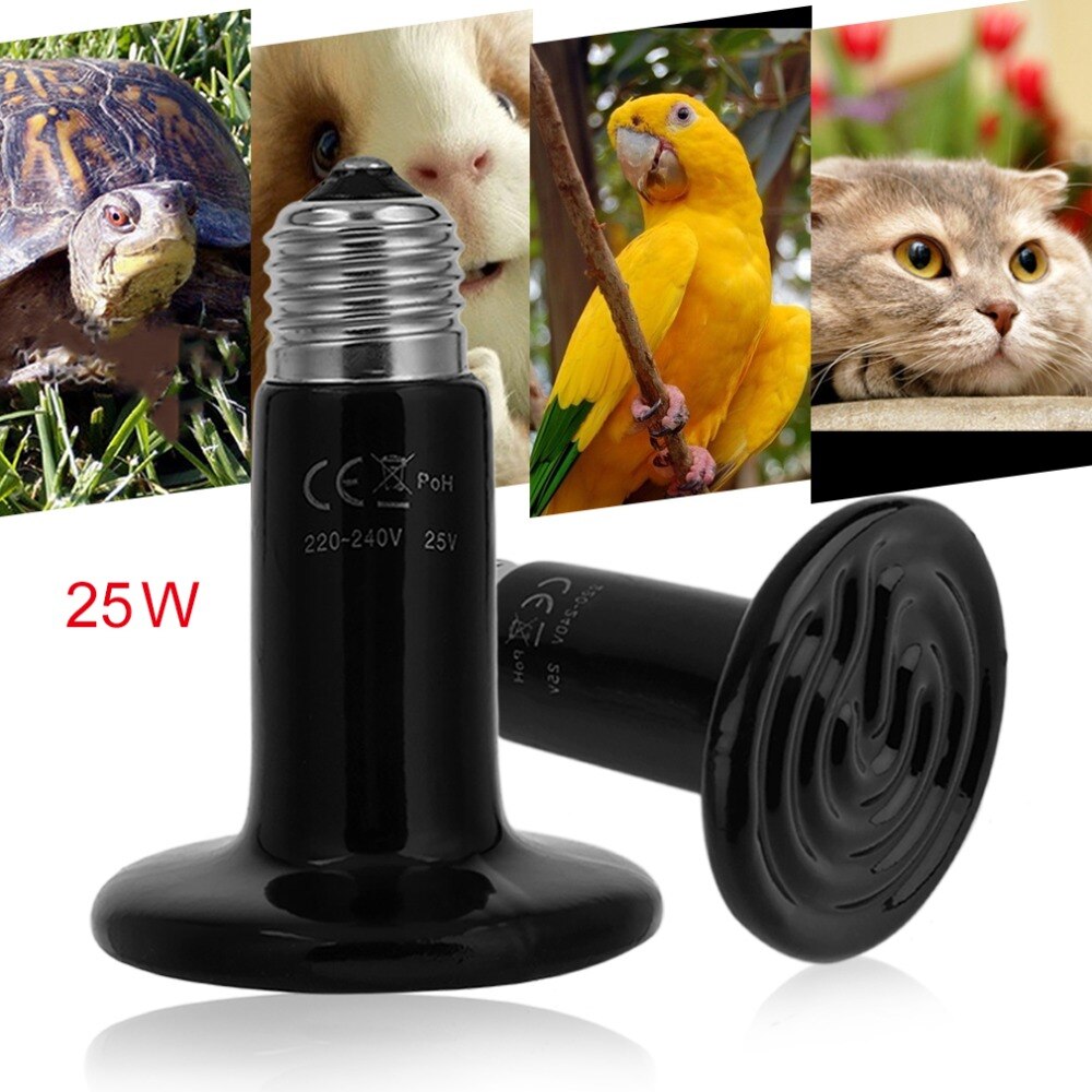 Pet 220V 25W/50W/100W Ceramic Heat Emitter Bulb Li... – Grandado