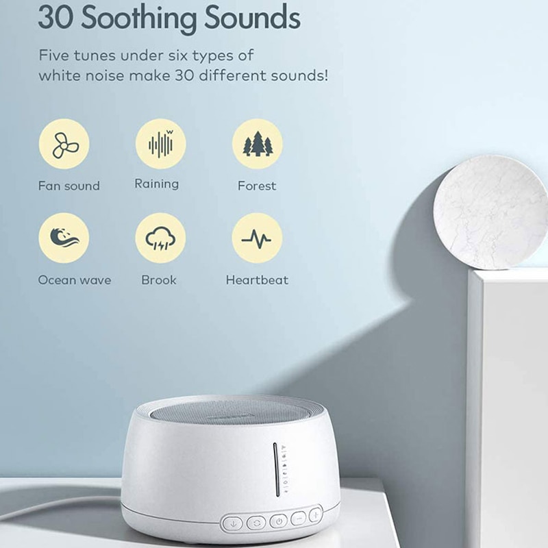 Hushåll smart vuxen baby white noise sömnmaskin 30... – Grandado