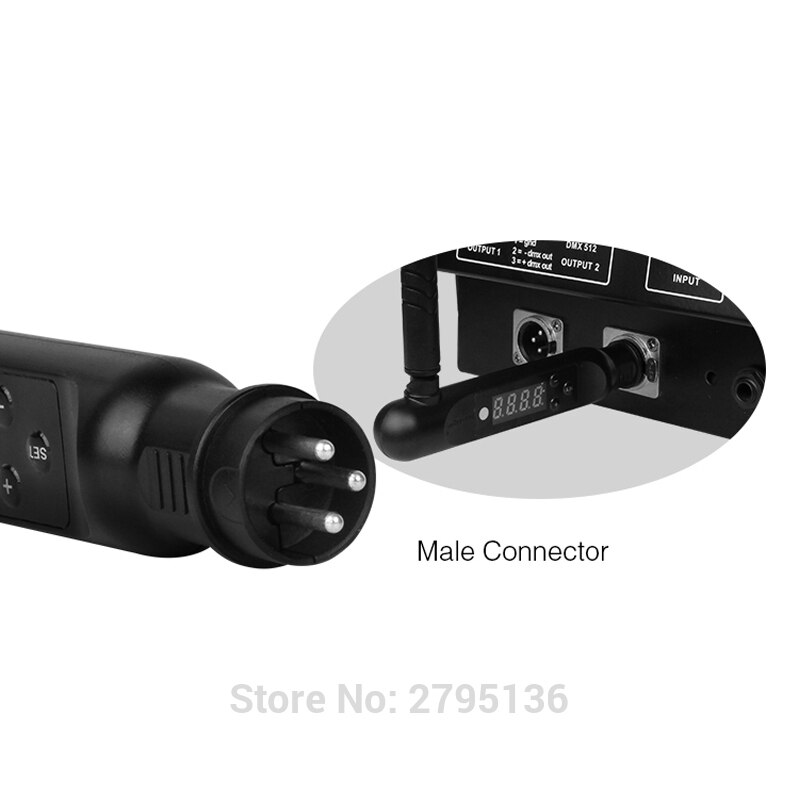 DMX 512 led transmitter Digital screen display 2.4... – Grandado