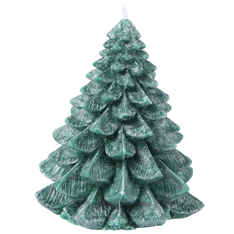 1Pc Christmas Tree Shape Candle Handmade Wax Candl... – Grandado
