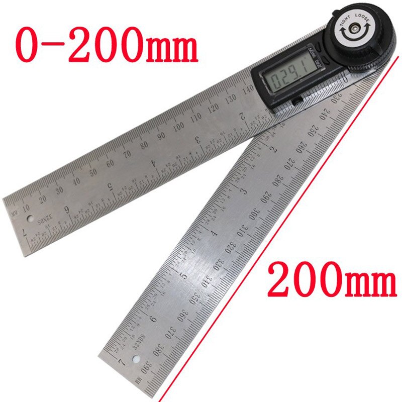 QSTEXPRESS 2 IN 1 digital angle ruler 360 degree 2... – Grandado