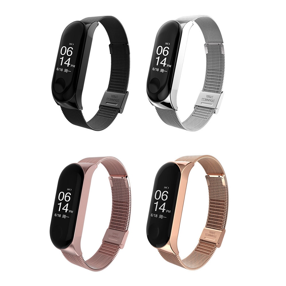 Leecnuo Xiao mi mi Band 3 Armband Metall Edelstahl... – Vicedeal