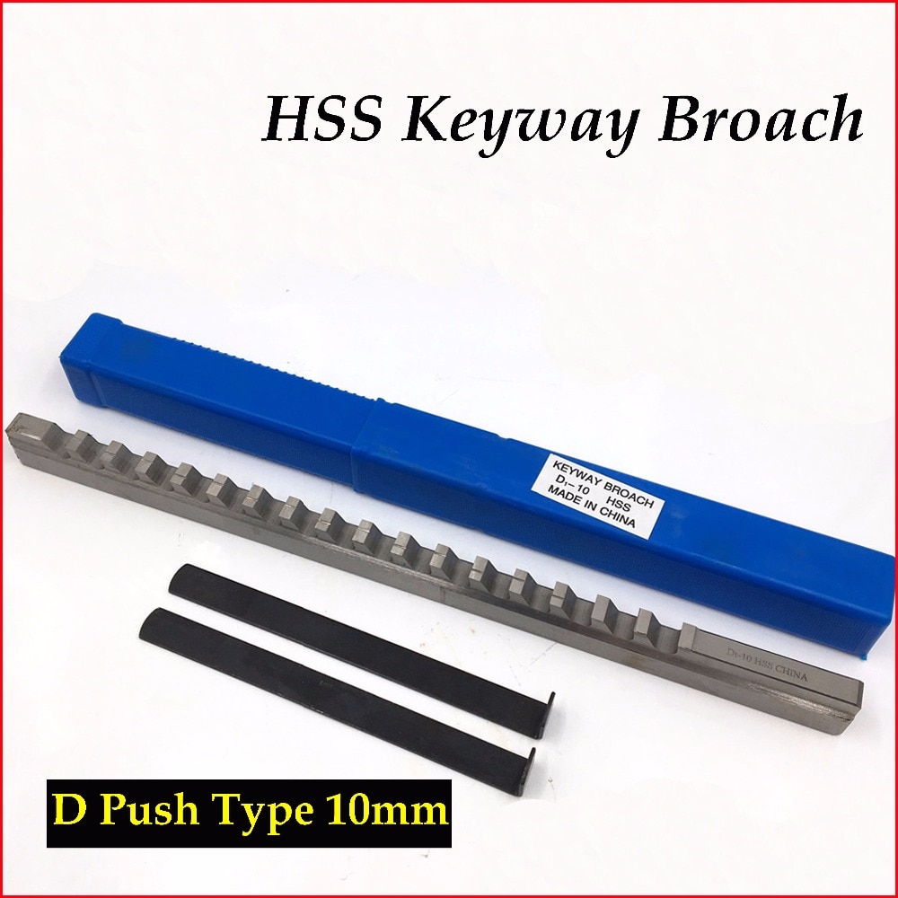 Keyway Broach Cutting Tool Metric Size 10mm D Push... – Grandado