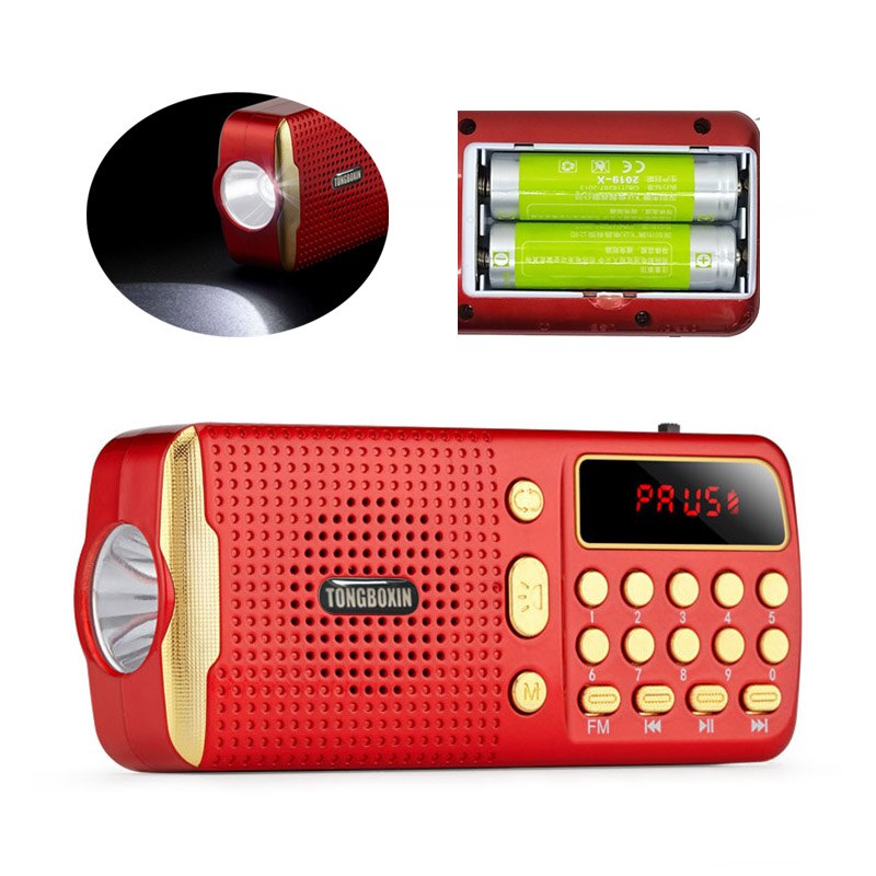 Portable Outdoor Speaker FM Radio TF USB Player Su... – Grandado