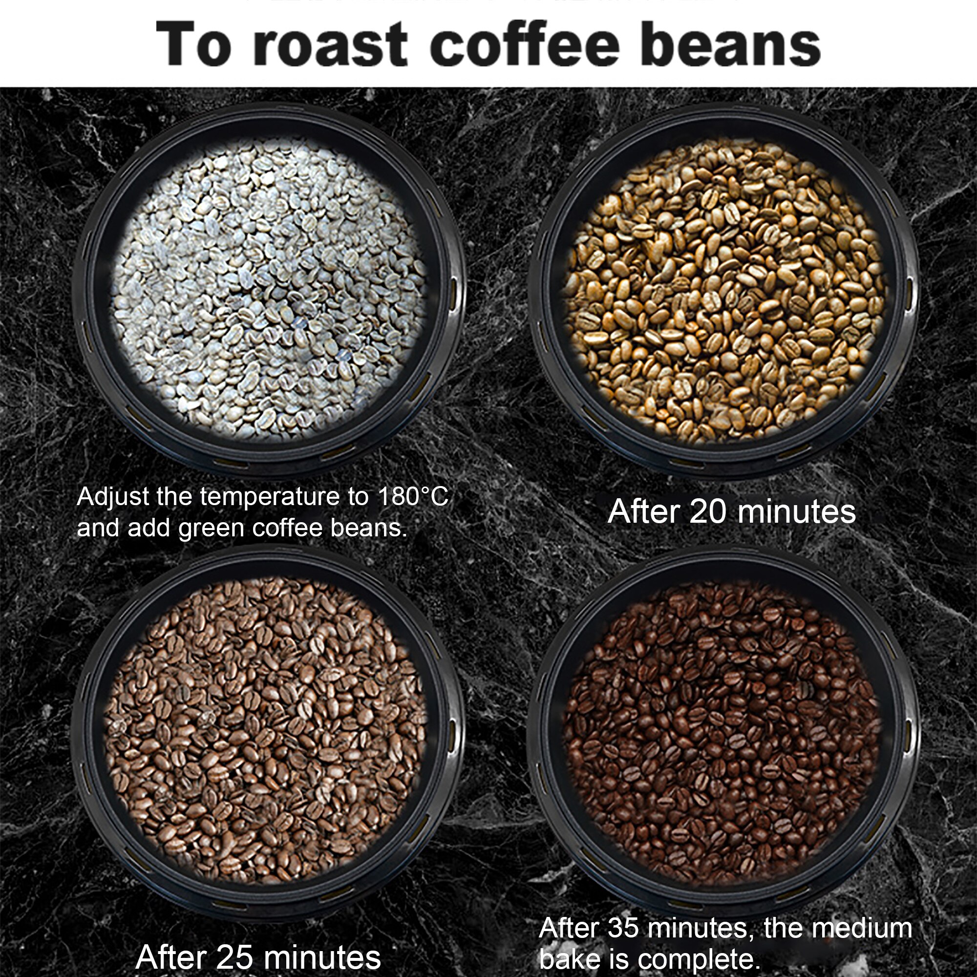 Electric Coffee Bean Baked Coffee Roaster Peanut B... – Grandado