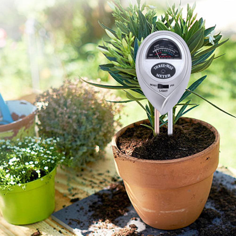 Bodem Tester Drie-in-een Ronde-head Bodemvochtmete... – Vicedeal