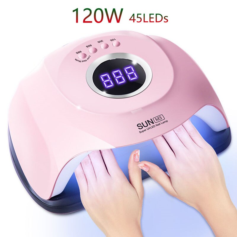 120W UV LED Nail Lamp Electric Nail Dryer 45LEDs L... – Vicedeal