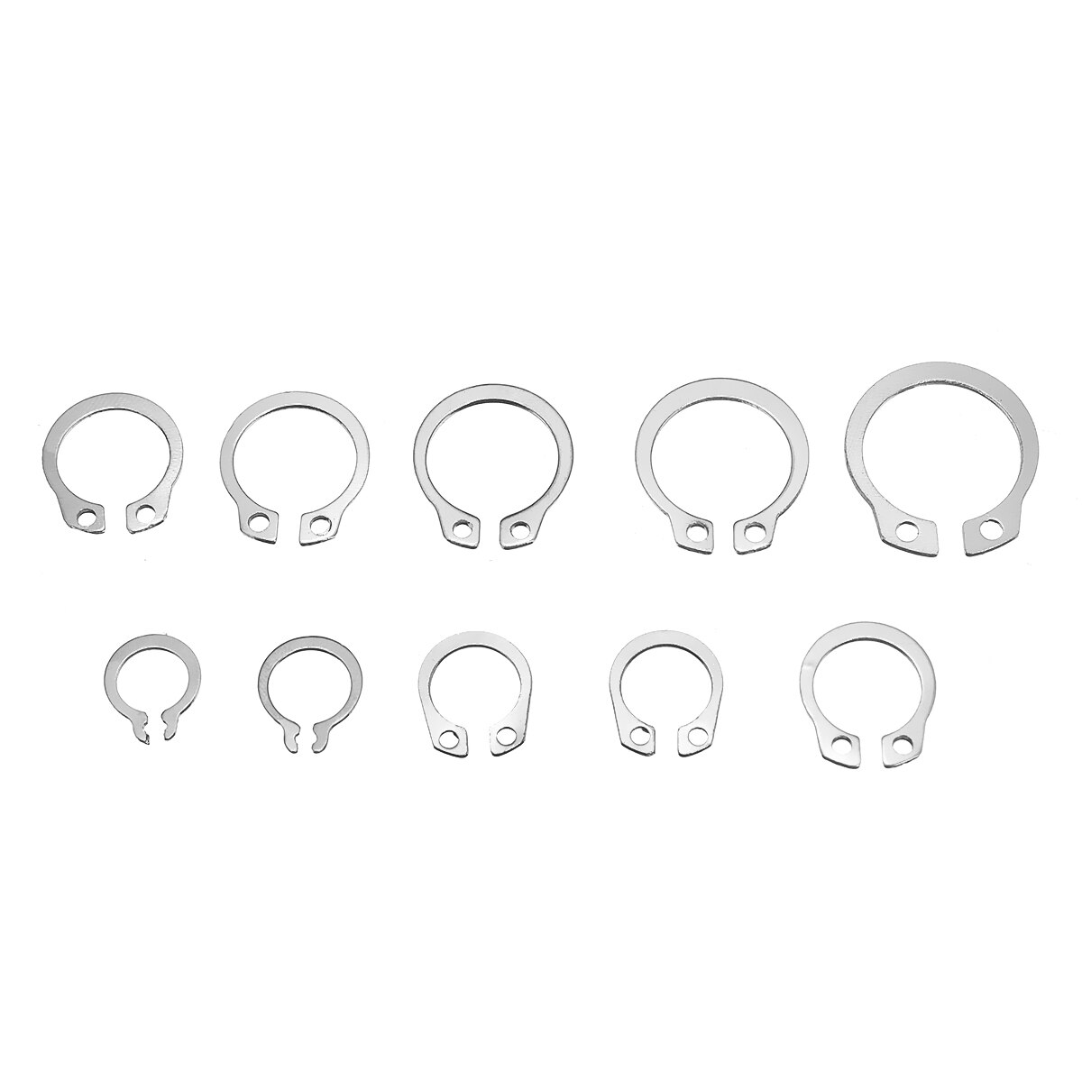 100pcs M8-M18 Internal External Retaining Circlips... – Vicedeal