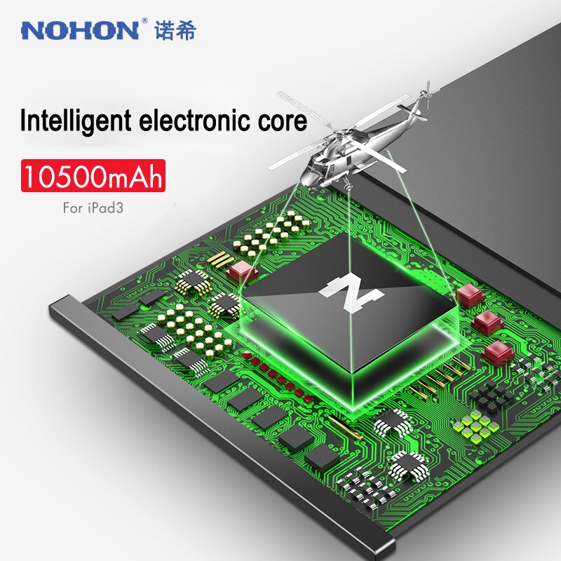 Original NOHON A1389 Battery For iPad 3 4 3RD A140... – Grandado