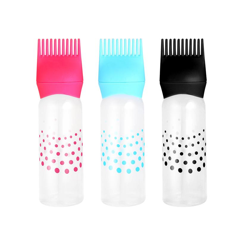 3pcs Hair Oil Applicator Bottles Colorful Hair Dye... – Grandado
