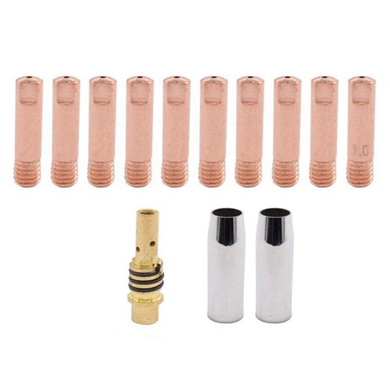 13Pcs 14AK Welding Torch Consumables MIG Torch Gas... – Grandado