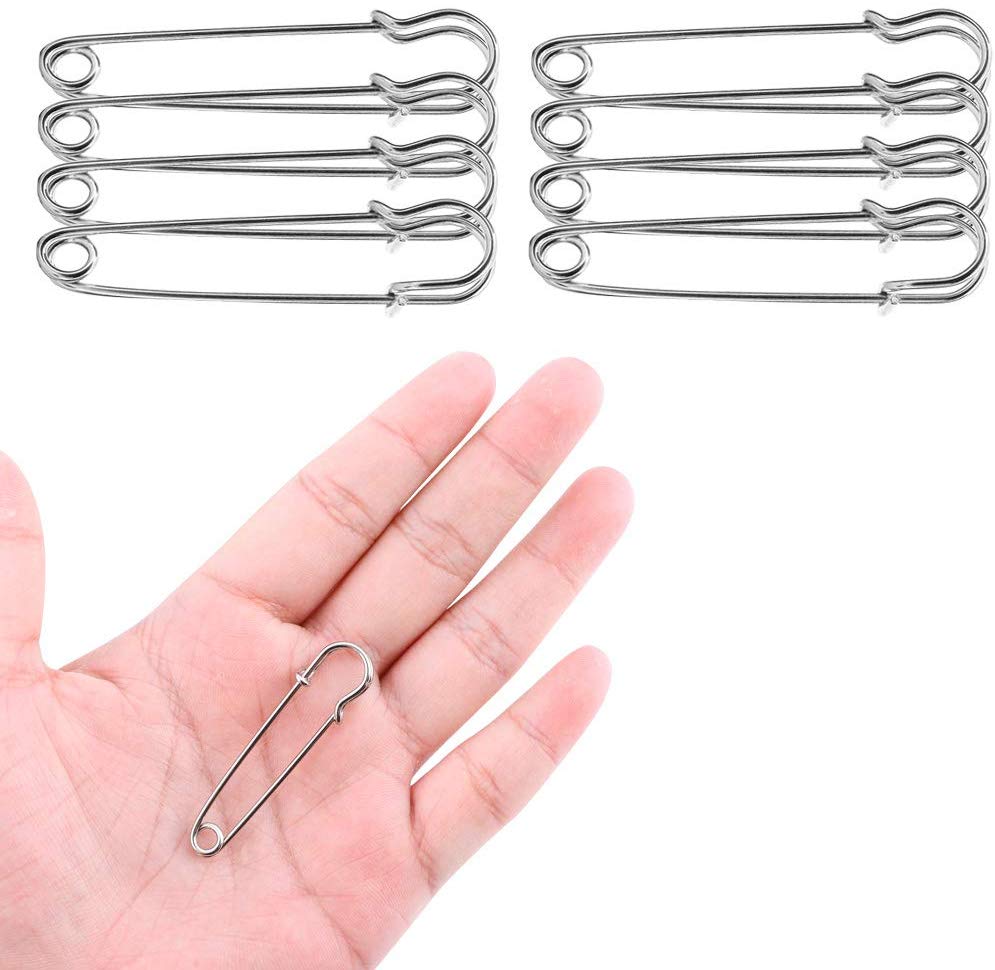 10Pcs Safety Pins,Strong Metal Heavy Duty Safety B... – Grandado